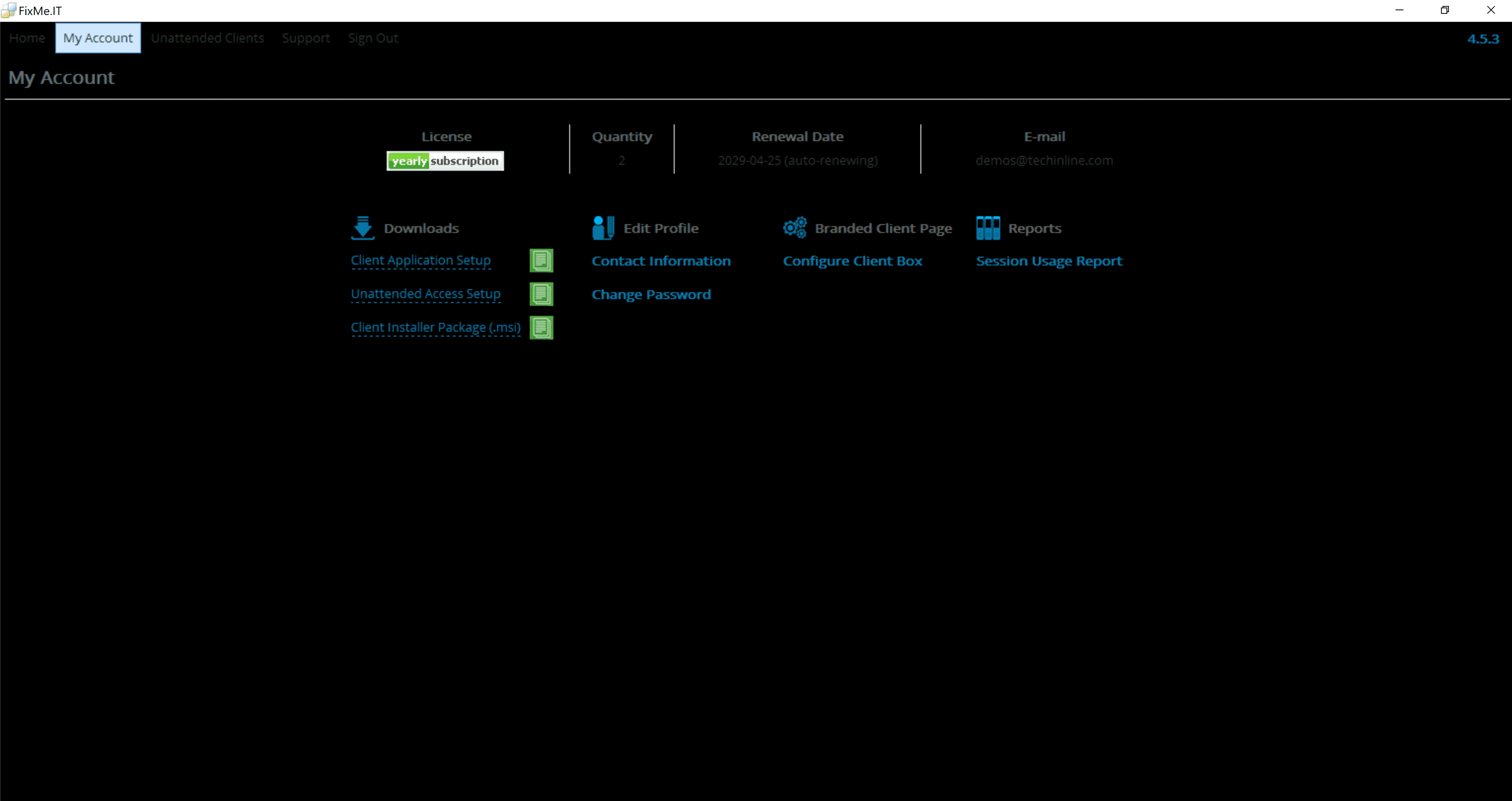 The Expert UI has a black background - Support Center